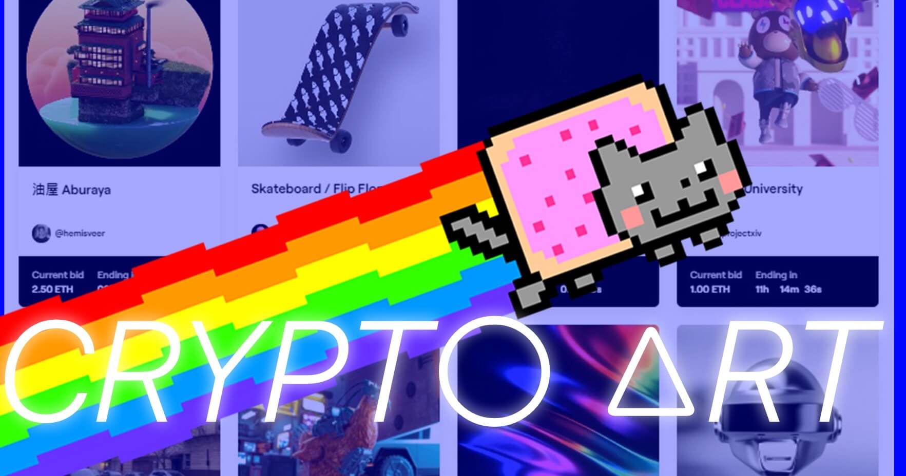 知名迷因「Nyan Cat」以 1500萬元競標成交 ! 加密藝術 (Crypto Art) 與 NFT 是數位藝術市場的新藍海還是新泡沫 ...