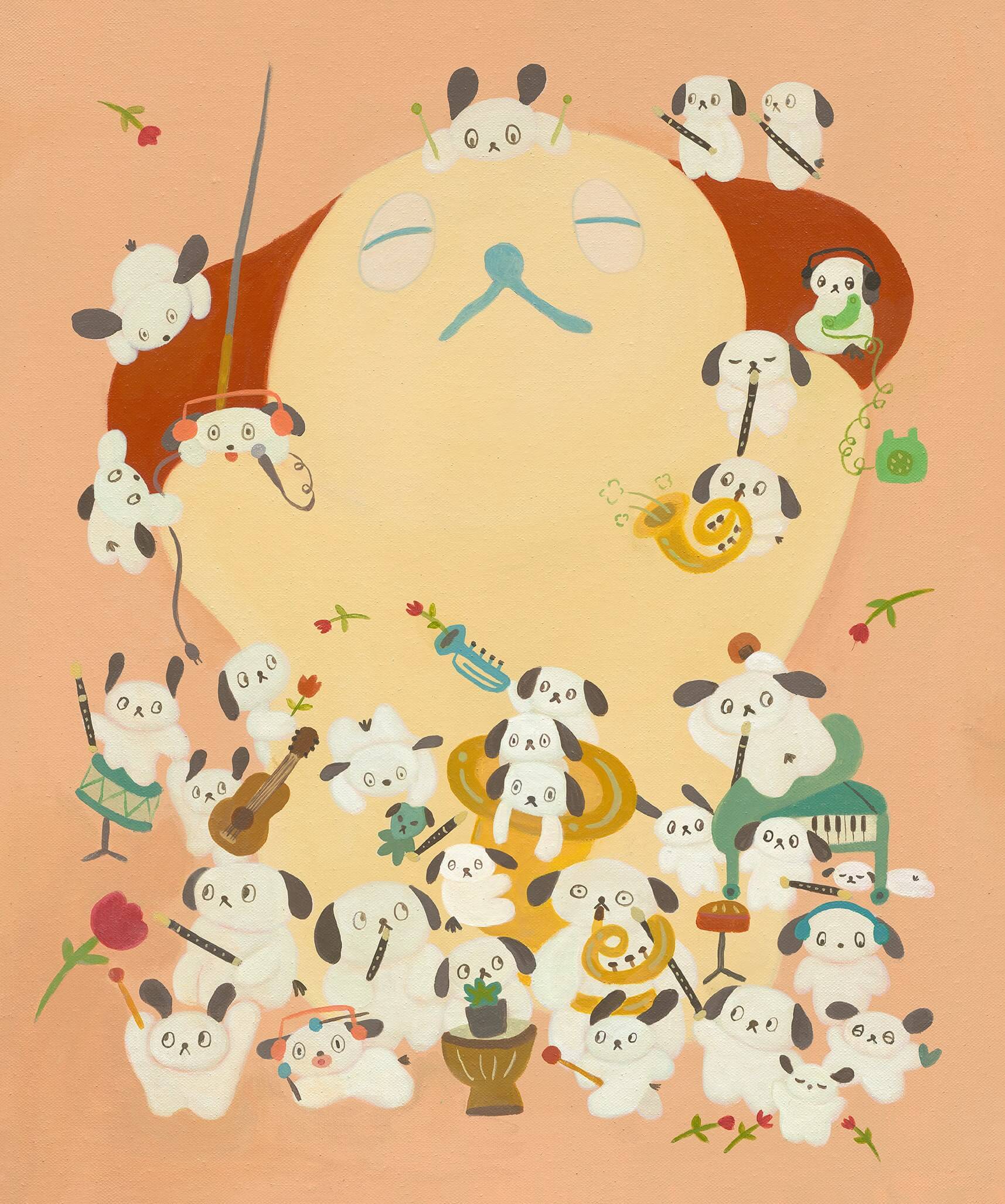 藝術家 Fanko 的平行時空：以「狗仔」穿梭其間，描摹專屬兒時盛夏的獨特回憶 - 非池中藝術網
